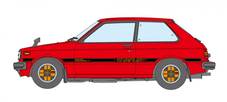 トヨタ スターレット KP61 S（3ドア）中期型（1980） | 株式会社 ハセガワ